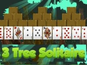 Forest Tri Tower Solitaire - Free game at Playhub.com