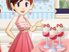 Sara's cooking class: Strawberry parfait - Free game at Playpink.com
