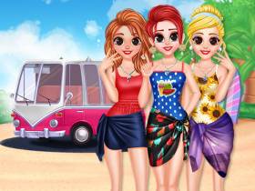 Besties Summer Vacation - Free game at Playpink.com