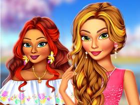 Bffs Cherry Blossom Festival Look - Free game at Playpink.com